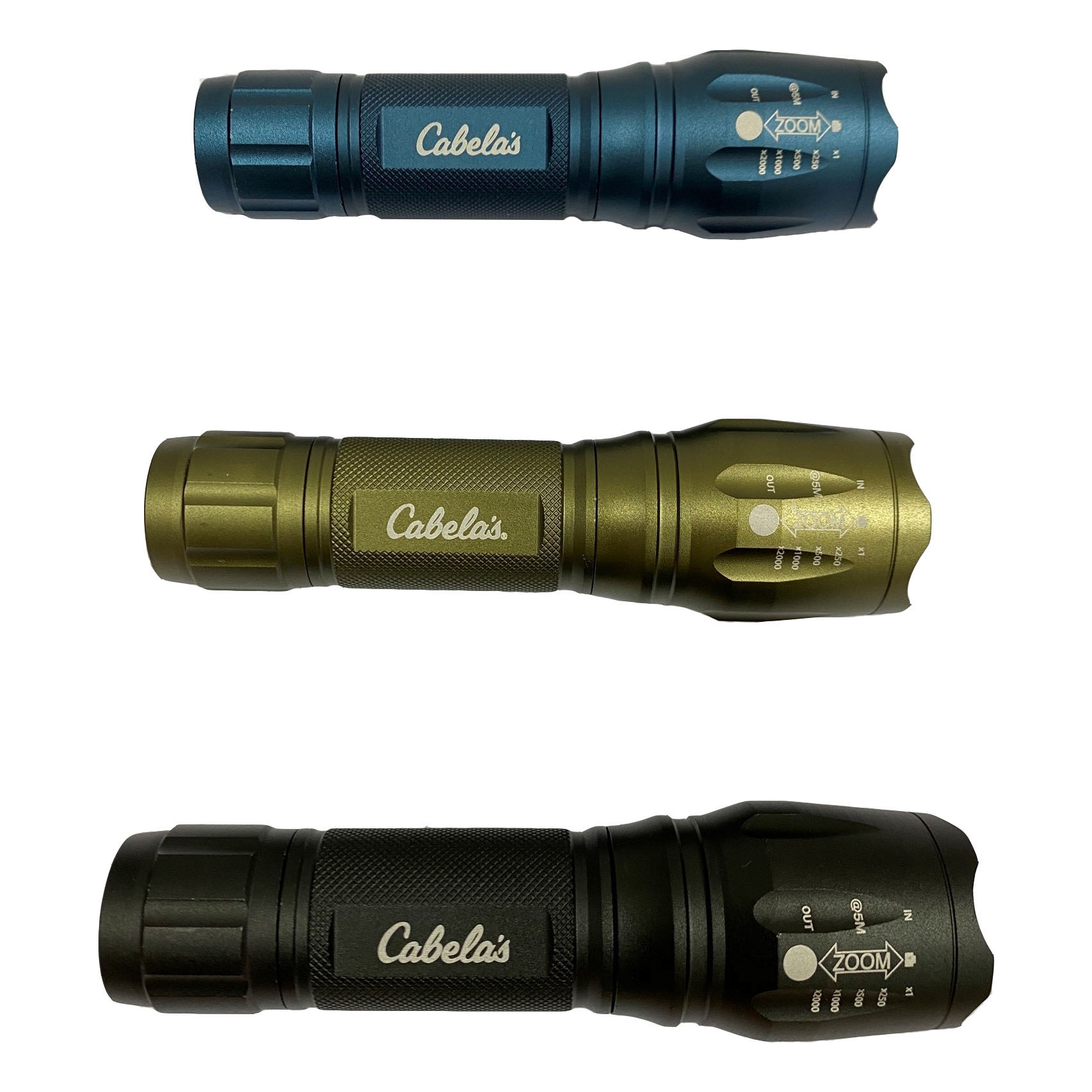 Cabela's 400-Lumen Flashlights 3-Pack | Bass Pro Shops